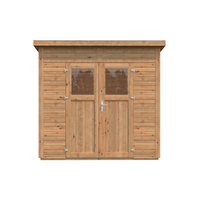 8 ft. x 6 ft. Nordic Spruce Heavy Duty Storage Shed