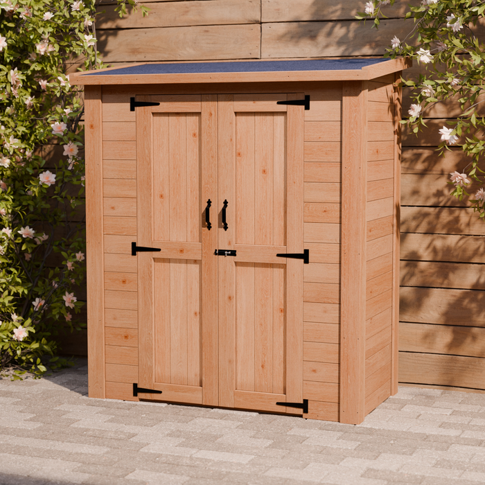 5 ft. x 2.5 ft. Cedar Heavy Duty Storage Shed HDS5X257