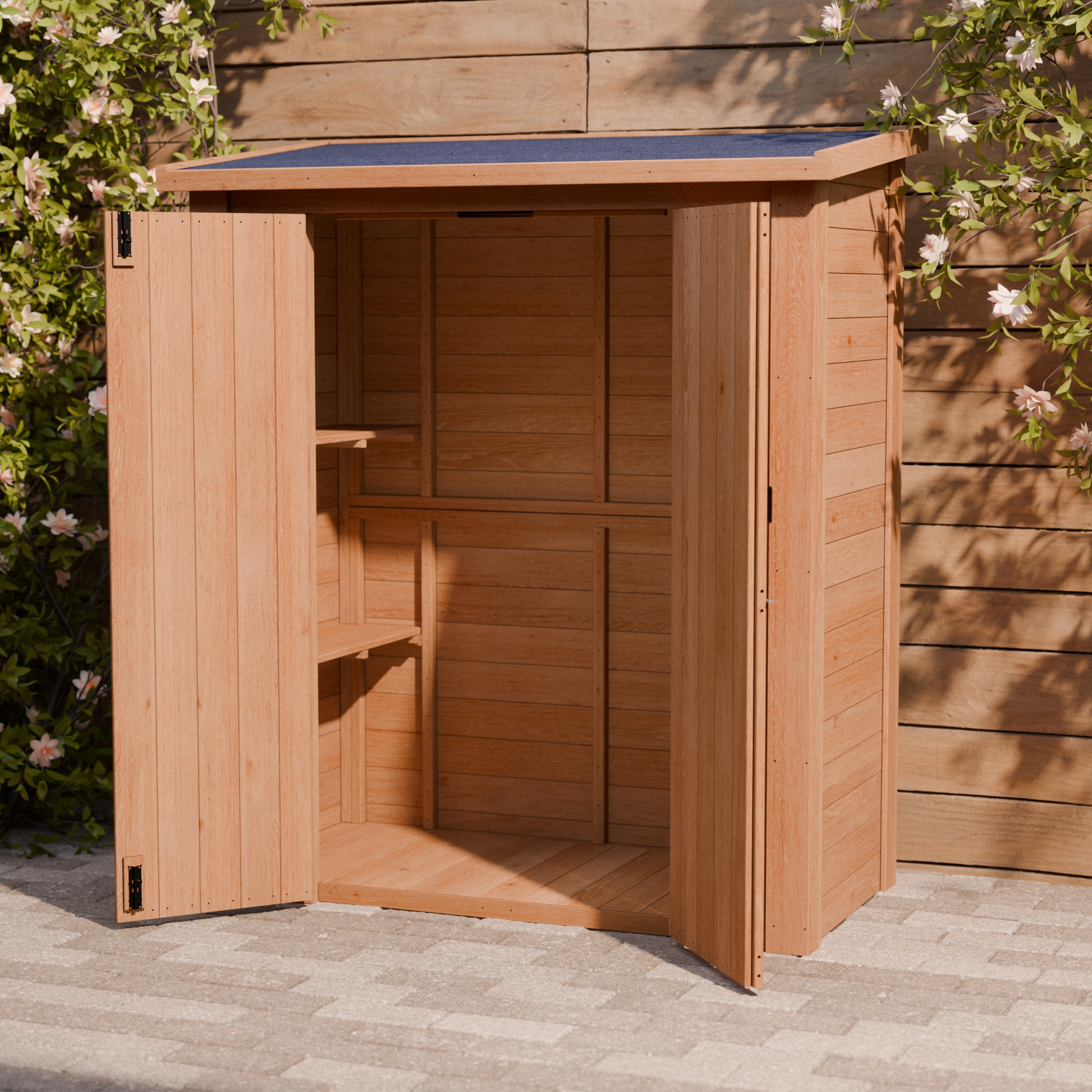 5 ft. x 2.5 ft. Cedar Heavy Duty Storage Shed HDS5X257